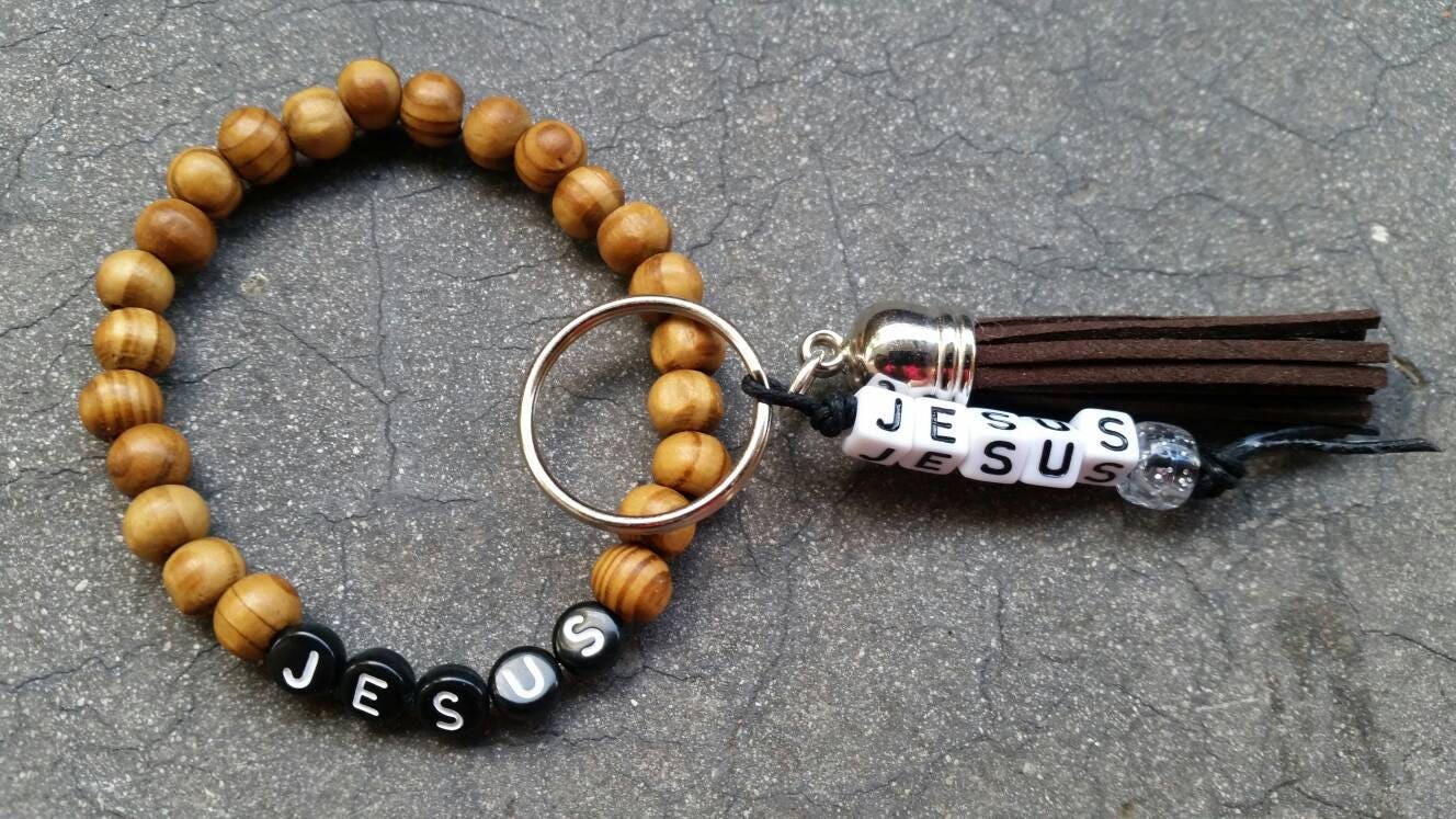 Personalised Jesus Bracelet, Christmas Gift, Jesus Bracelet, Christian ...