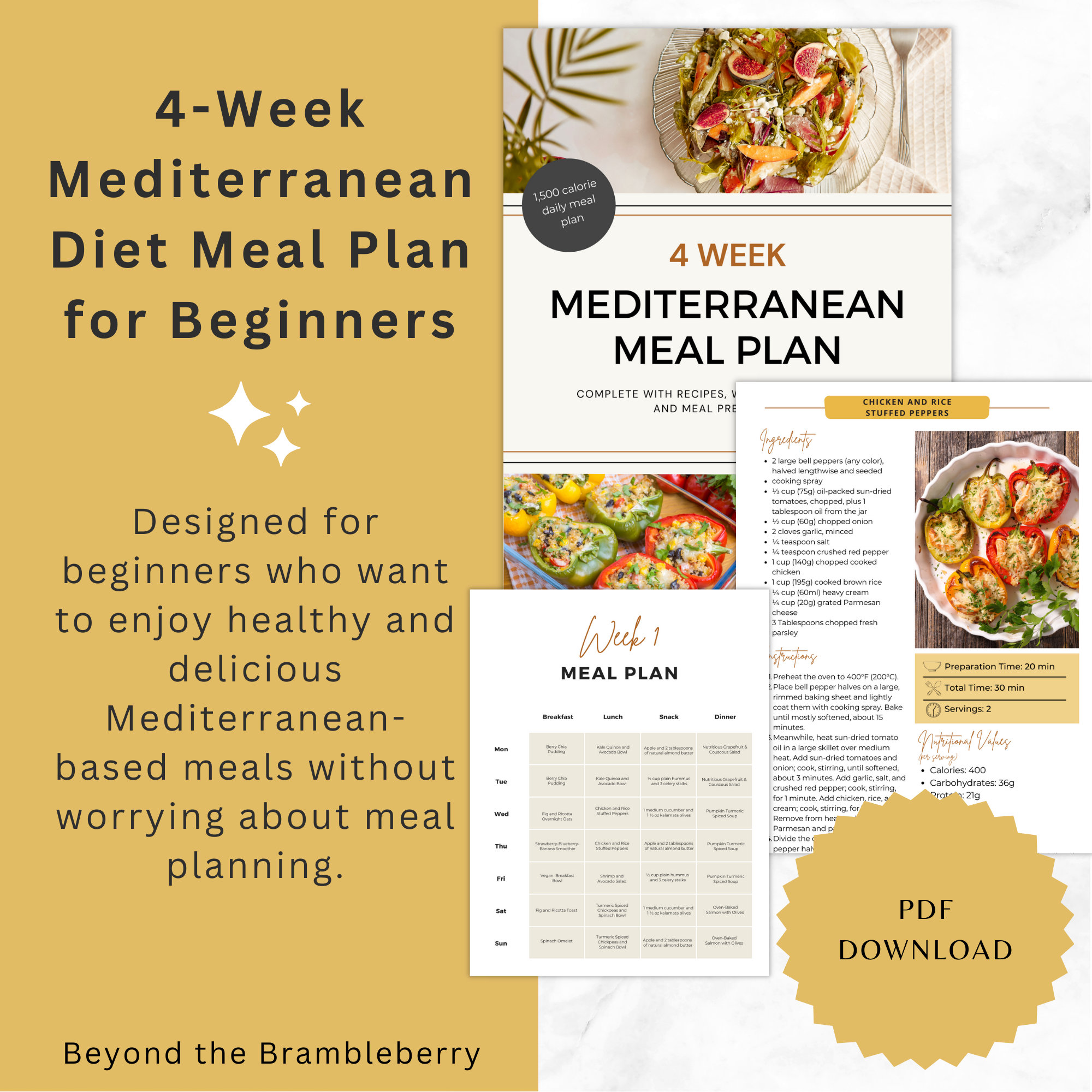 The Mediterranean Diet Meal Plan Easy 7 Day Mediterranean Diet Meal