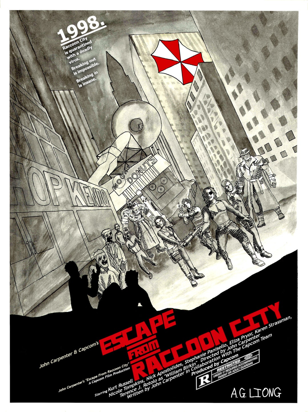 Resident Evil and Escape From New York Crossover Fan Art Inspired by ...