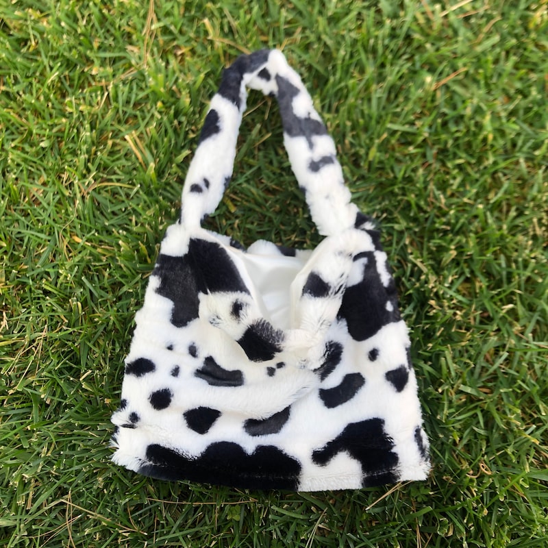 Fuzzy Tote Bag - Etsy