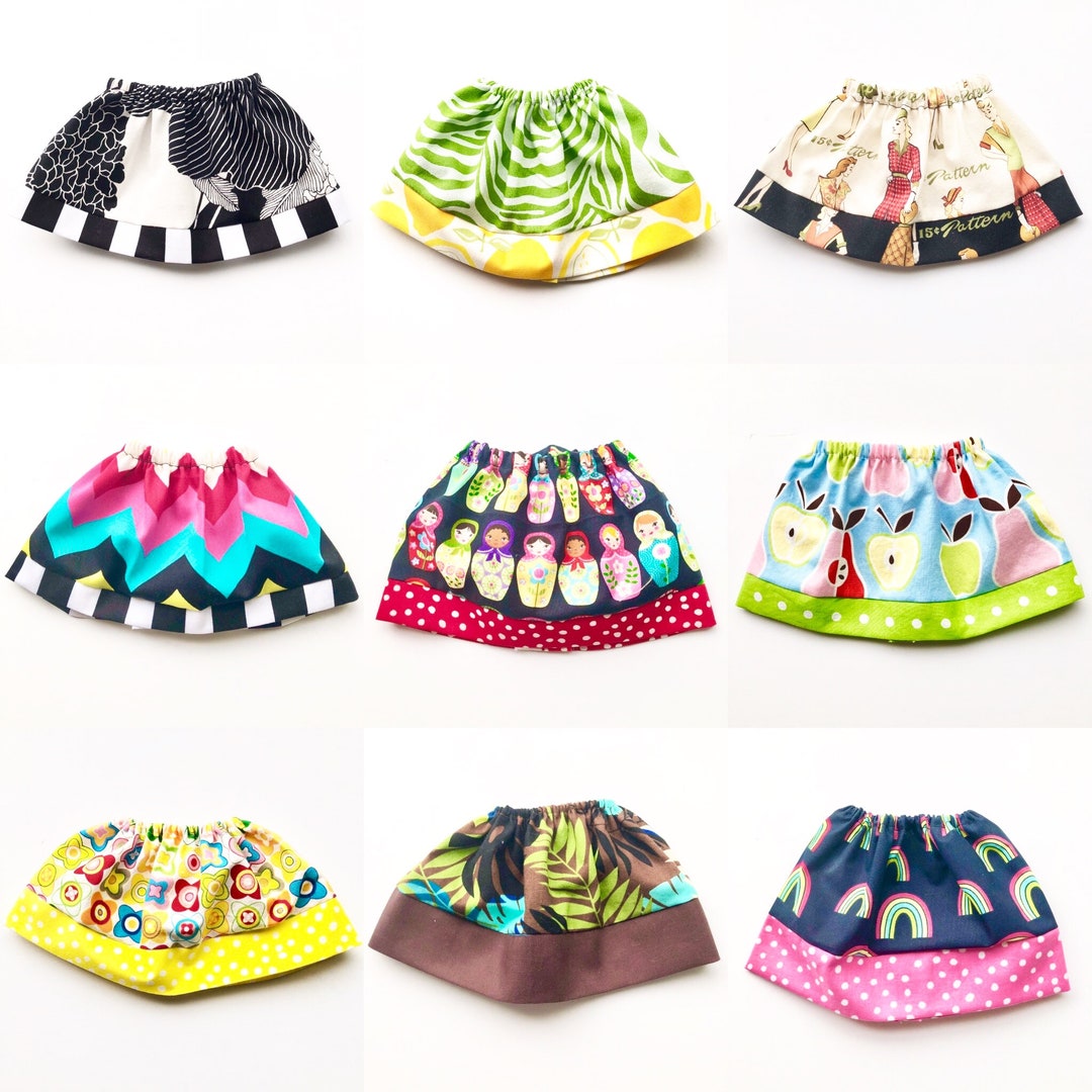 Doll Skirts Super Cute Patterns Fits Any 18 Dolls Like - Etsy