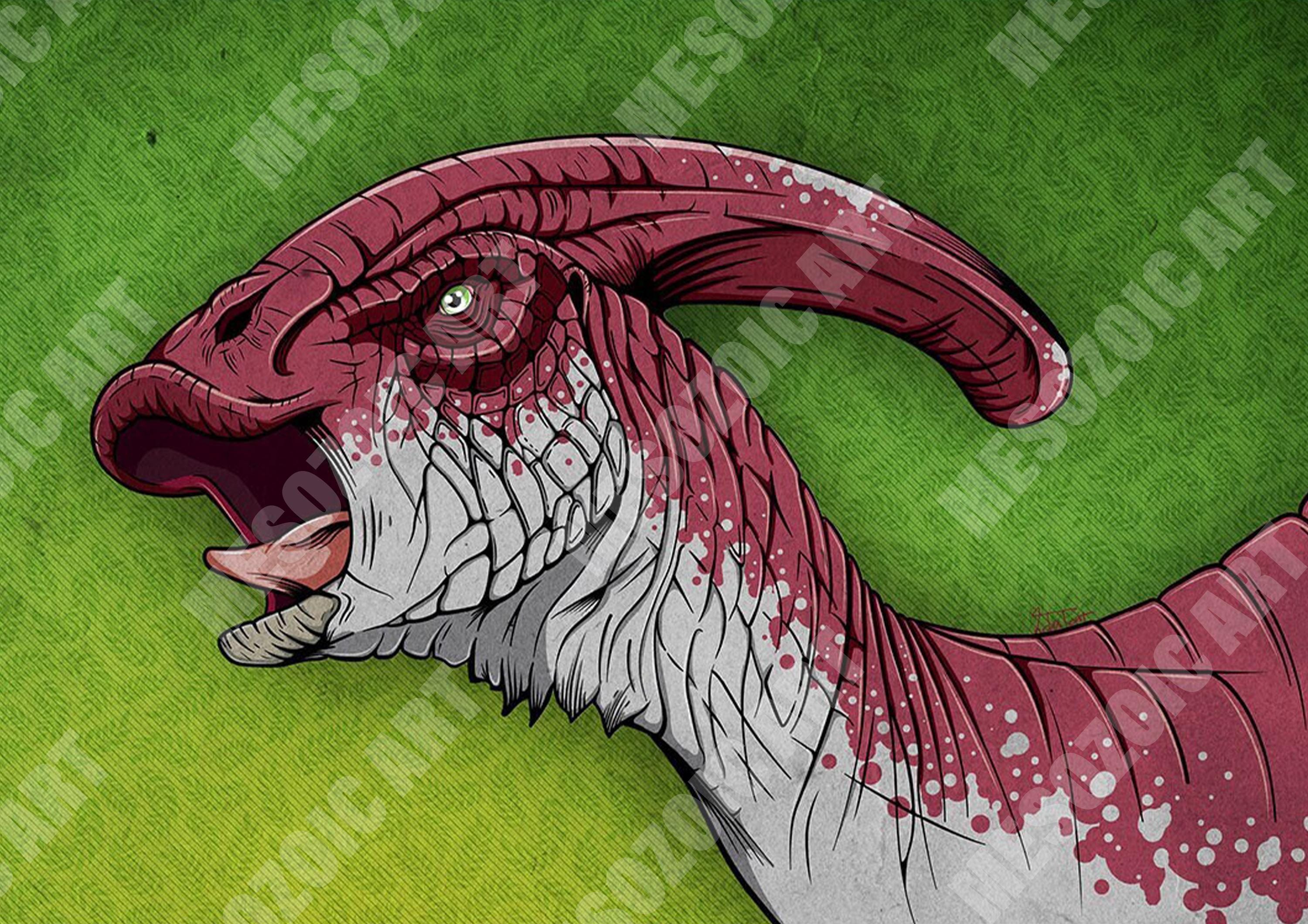 Jurassic World - Parasaurolophus - Dinosaur Instant Digital Prints - Etsy