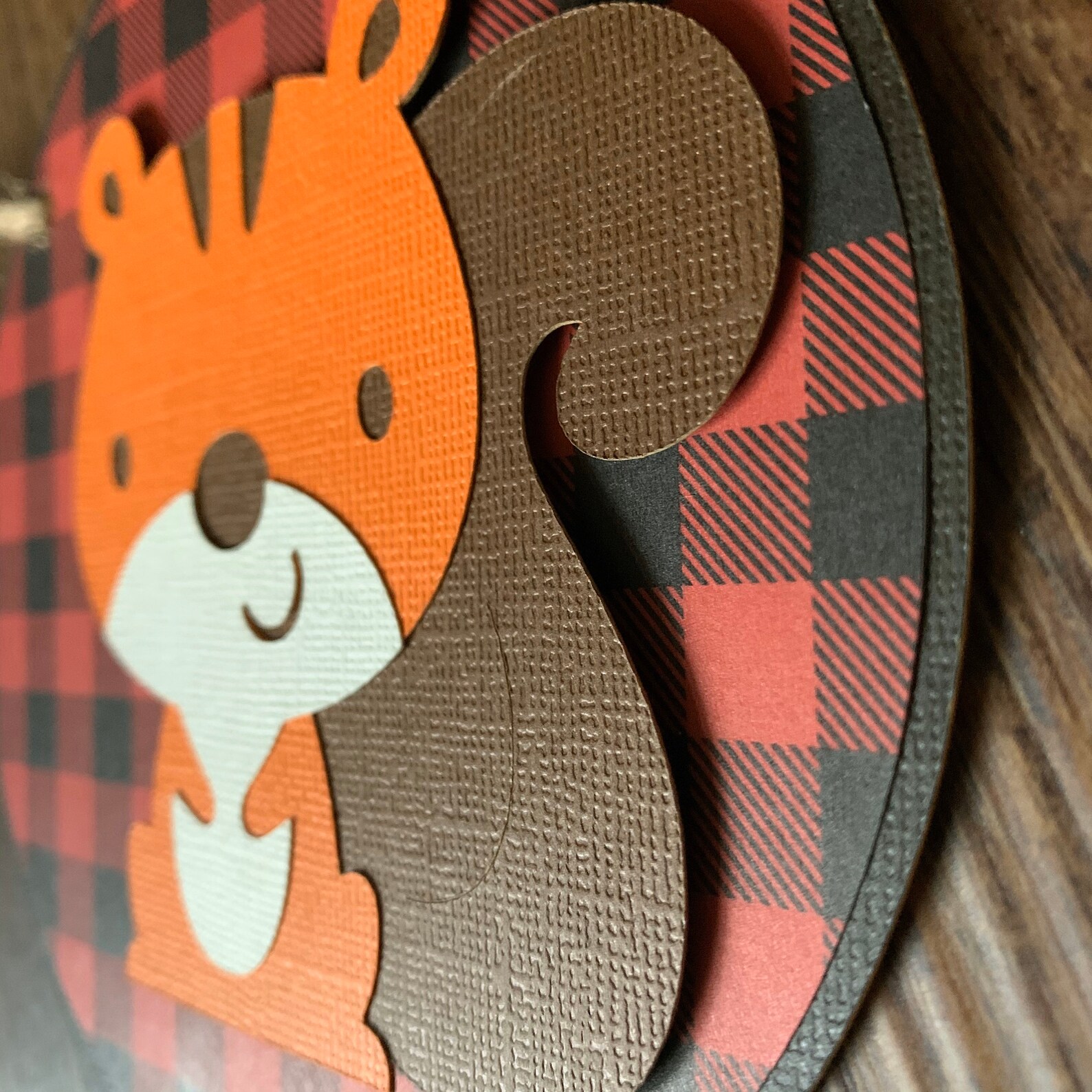 Woodland Lumberjack Animal Garland Banner Boy, Buffalo Plaid Nursery ...