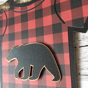 Buffalo Plaid Lumberjack Baby Shower Decorations, Lumberjack Baby ...