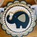 Elephant Baby Shower Decorations Boy, Elephant Navy Blue Gray Grey Baby ...