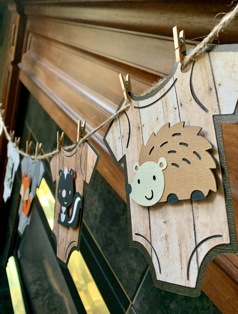 Woodland Animal Baby Shower Decorations Woodland Baby Shower | Etsy