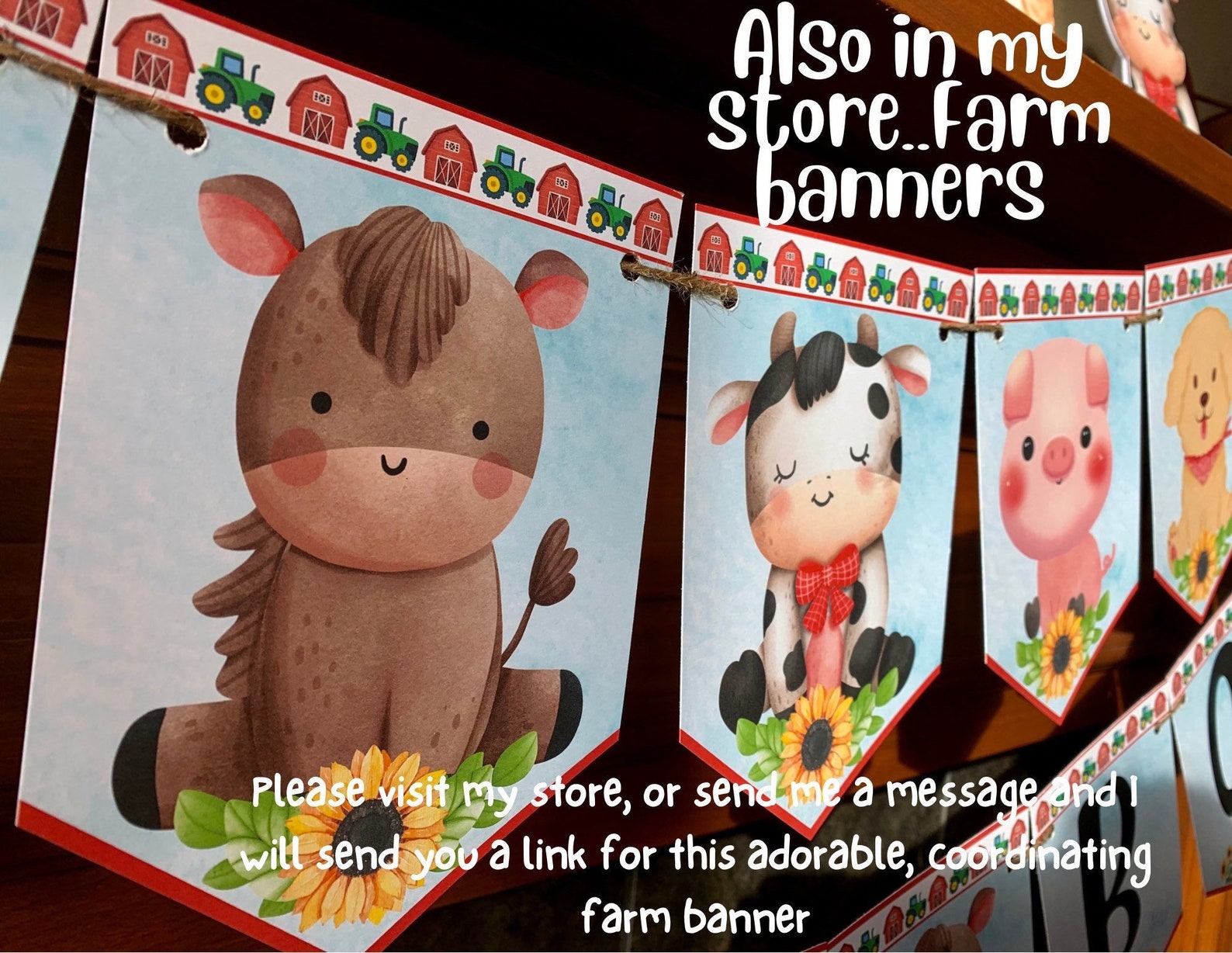 Farm Animal Centerpiece Set, Farm Animal Party Props, Farm Theme Baby ...