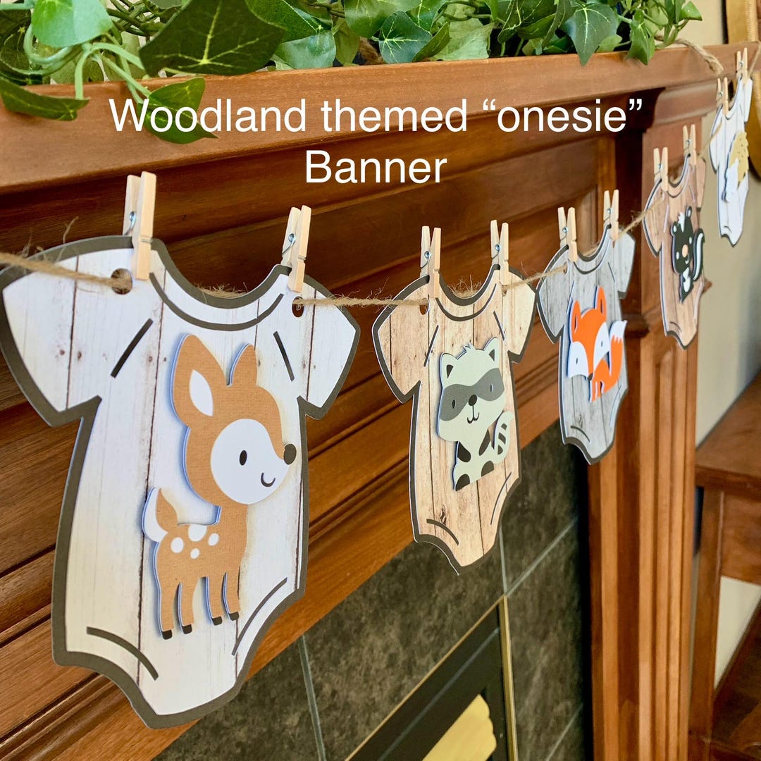 Woodland Animal Baby Shower Decorations, Woodland Baby Shower ...