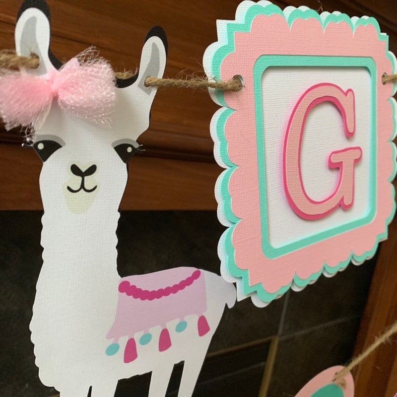 Llama Banner - Etsy