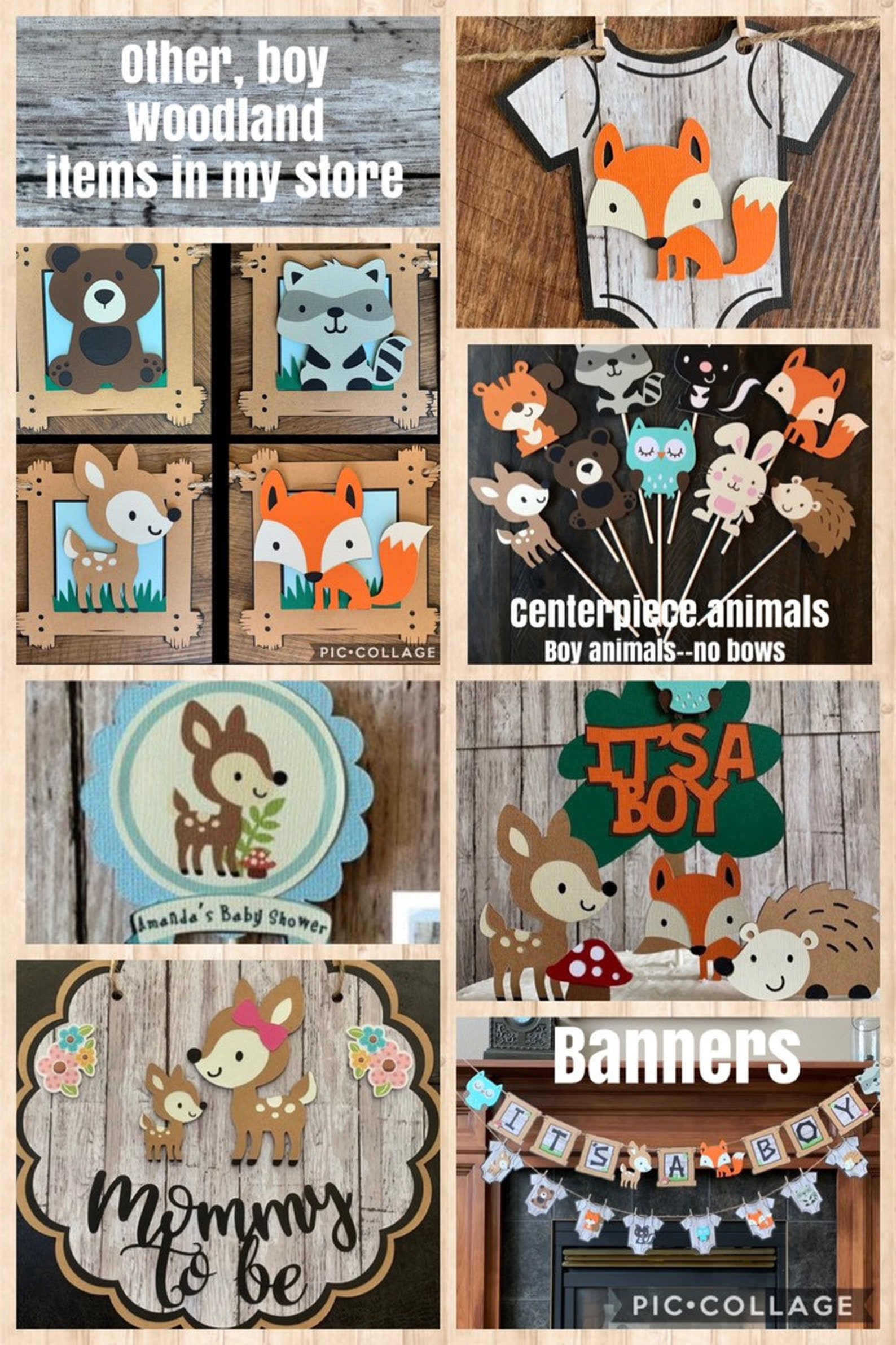 Fox Baby Shower Decorations, Fox Centerpiece Animals on Sticks, Fox ...