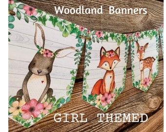 Woodland Animal Baby Shower Decorations, Woodland Baby Shower ...