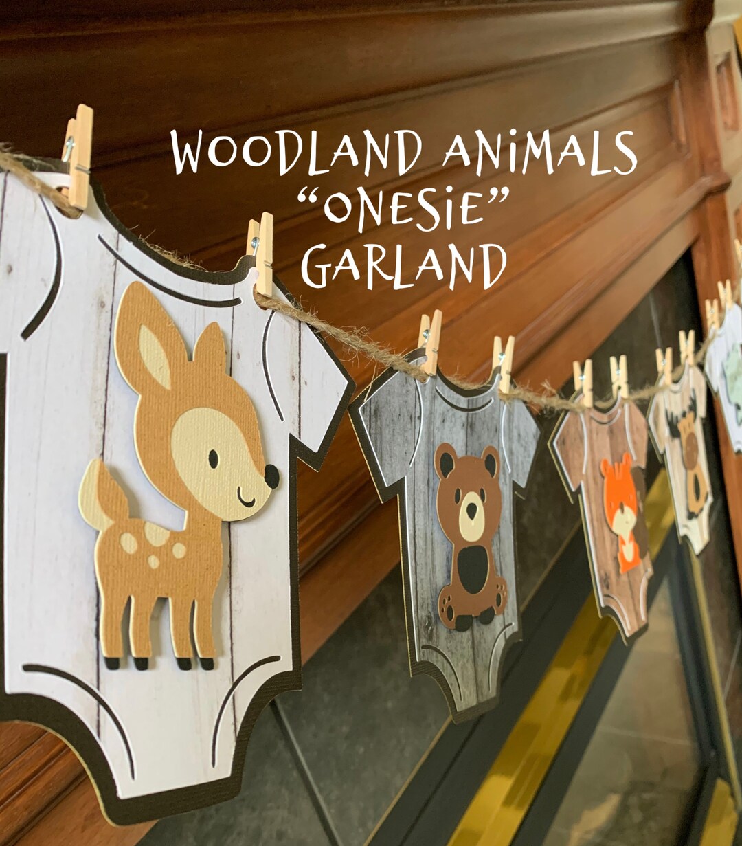 Woodland Animal Baby Shower Decorations Woodland Baby Shower - Etsy
