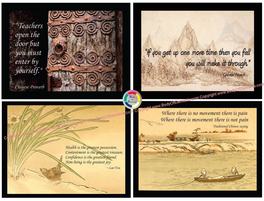 Acupuncture Natural Health Quotes Sayings Poster Handout Digital ...
