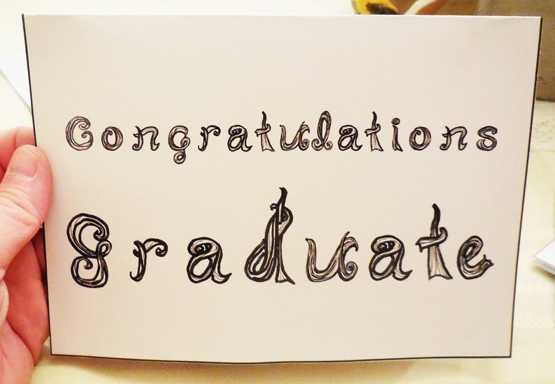 45 Graduation Card Download Printables Fabric Font - Etsy