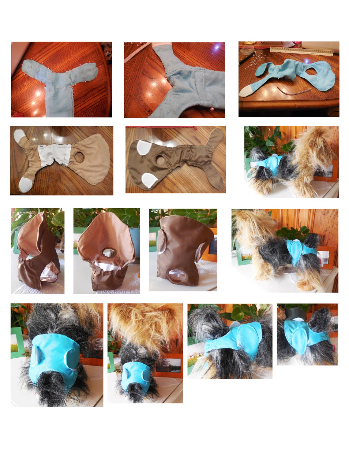 Yorkie Female Dog Diaper Sewing Pattern Pdf Download for Yorkshire ...