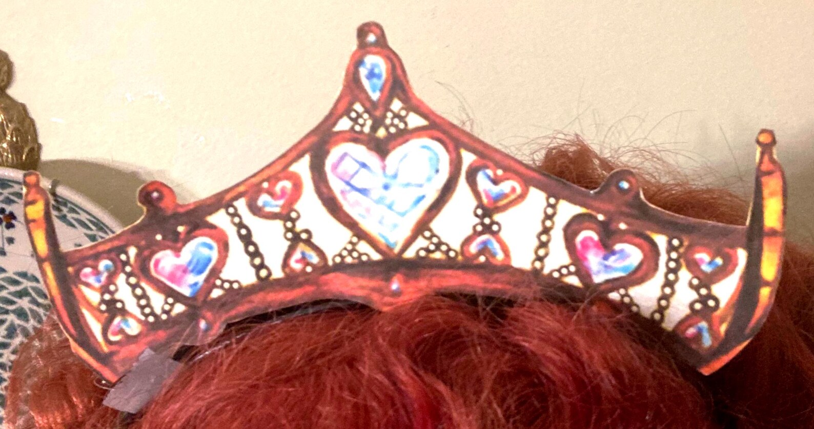 Crown Tiara Party Hats Printable 1 Gold 1 Silver for Birthday Halloween ...