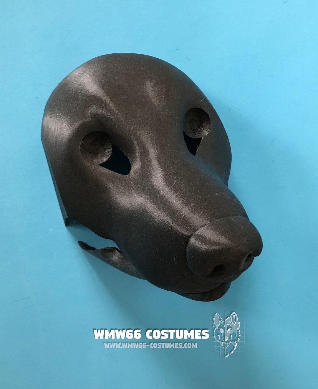 Realistic Wolf Fursuit Head Base 3D Printed - Etsy