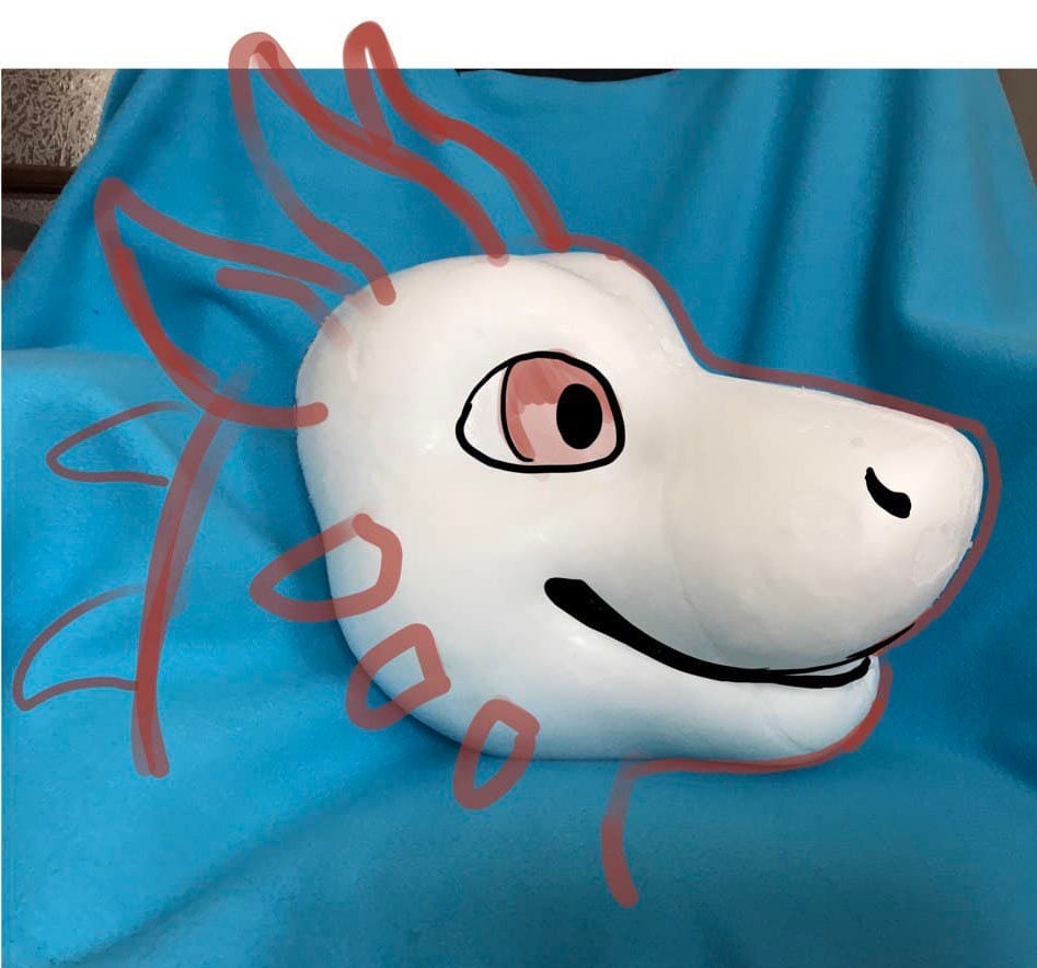 Toony Dragon Fursuit Foam Base - Etsy