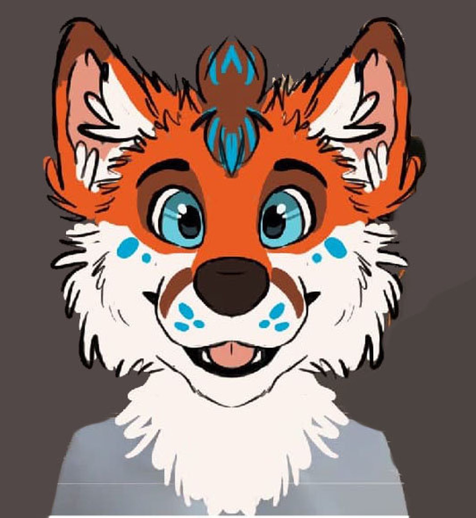 Toony Fox Fursuit Costume Expanding Foam Head Base - Etsy