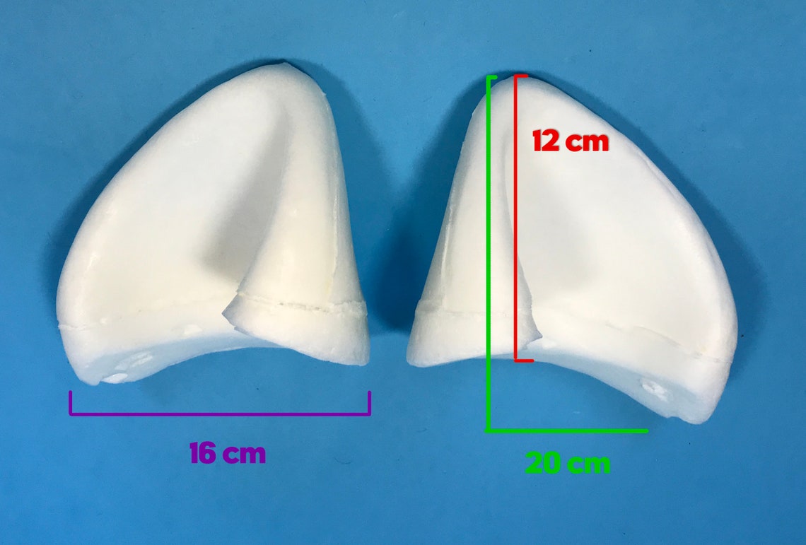 Fursuit Ears Made of Expanding Foam - Etsy