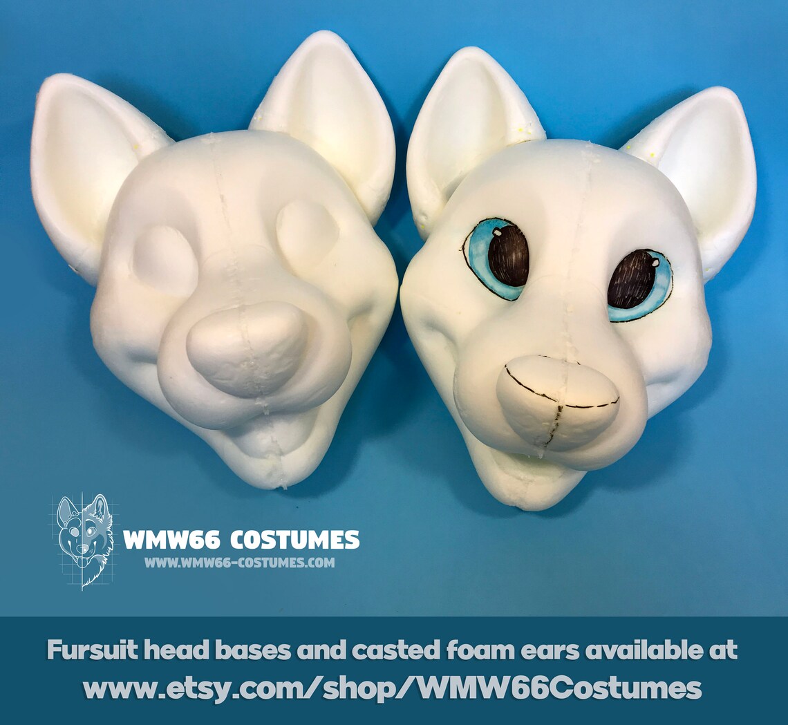 Fursuit Ears Made of Expanding Foam - Etsy