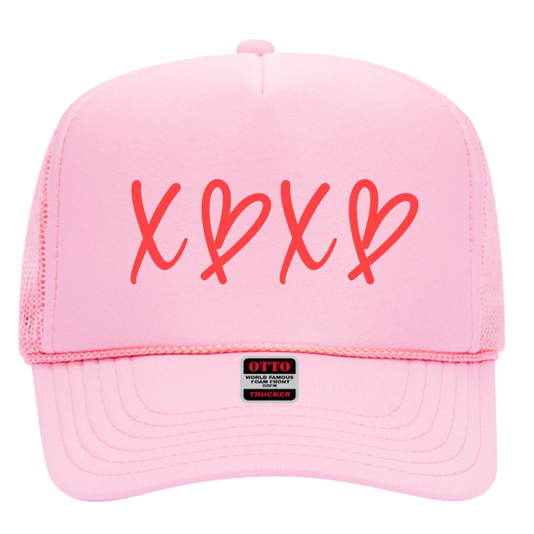 XOXO Heart Trucker Hat, Valentines Day Gift - Etsy