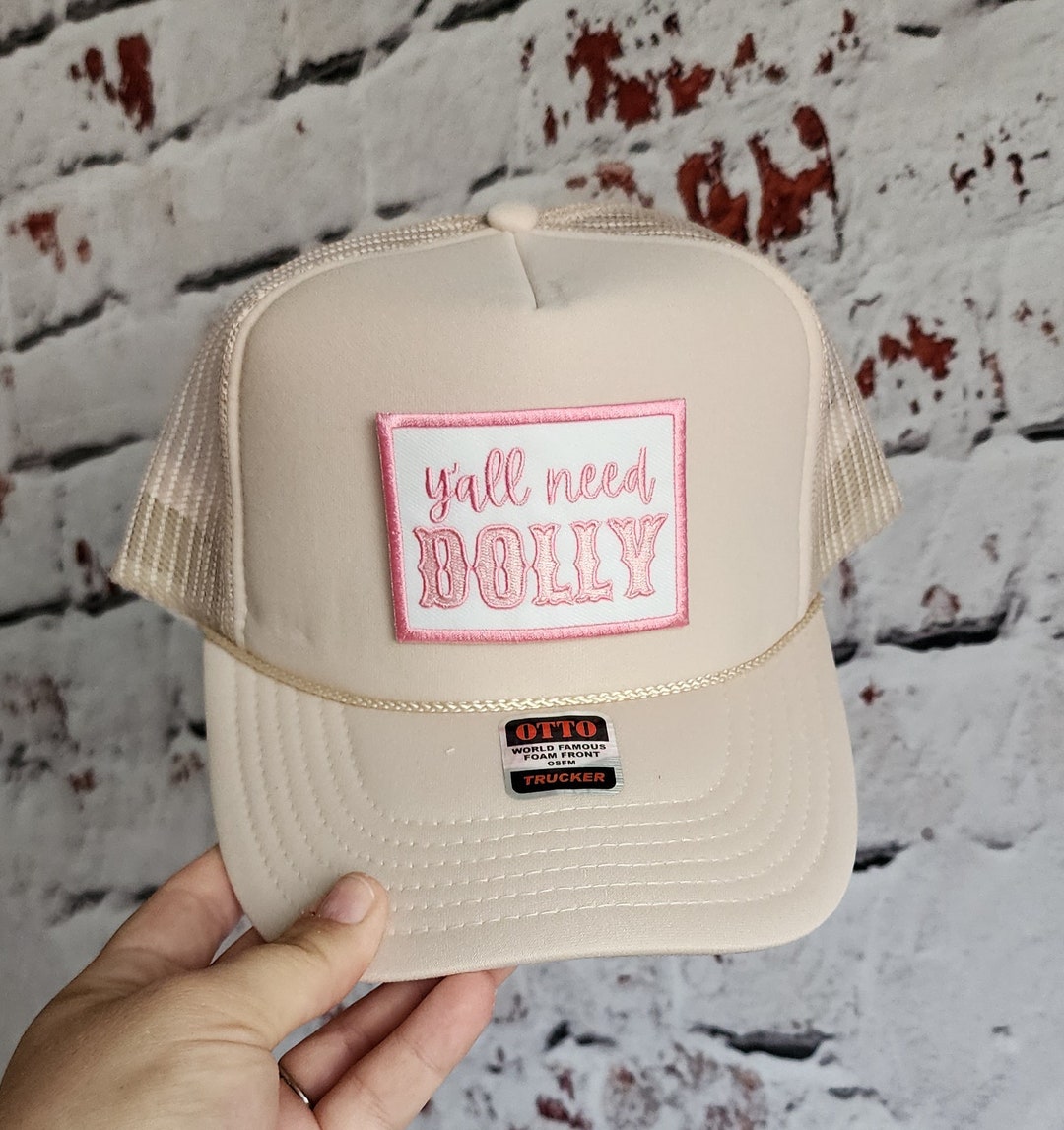 Y'all Need Dolly Pink Hat Patch Trucker Hat, Honky Tonk Hat, Nashville ...