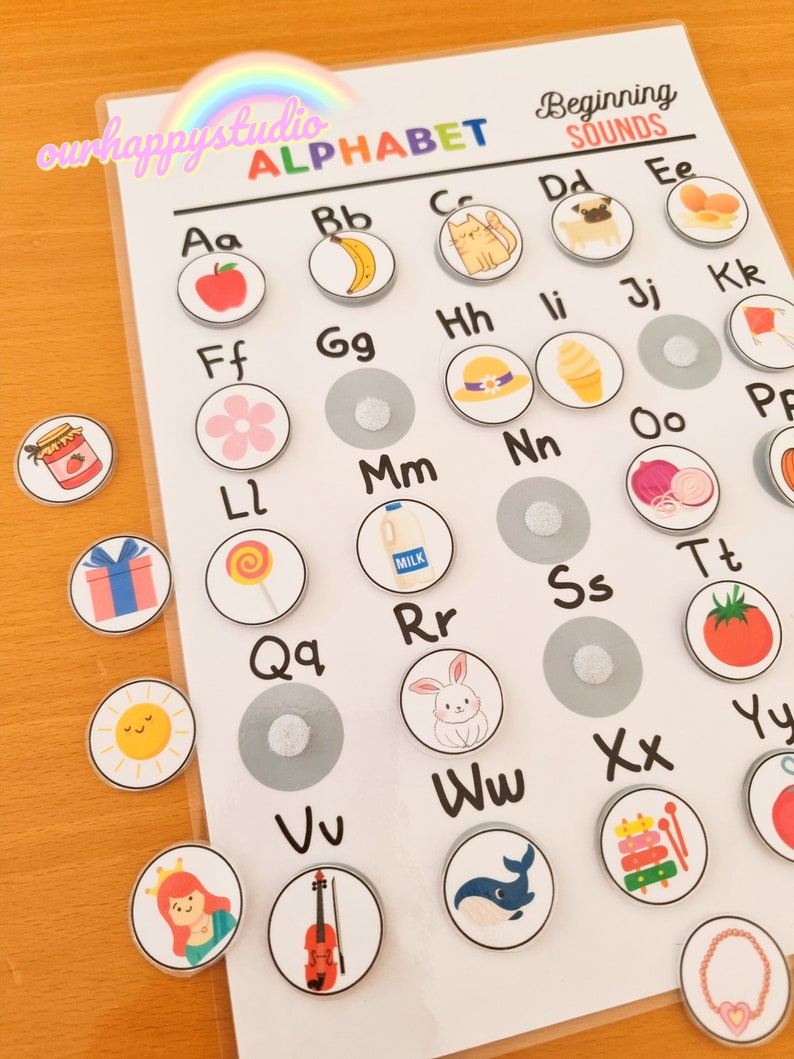 Beginning Sounds Alphabets Learning Preschool Curriculum - Etsy
