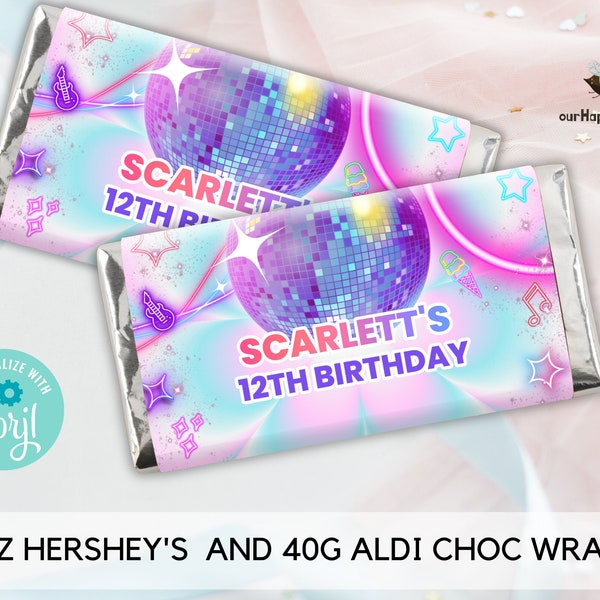 Choc Wrapper Template - Etsy