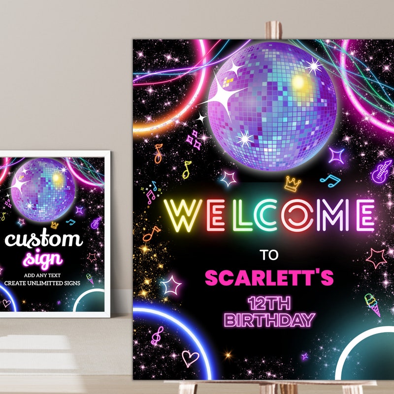 Dancing Welcome Sign - Etsy