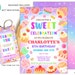Editable Sweets Candy Invitation, Sweet Candy Birthday Invitation ...