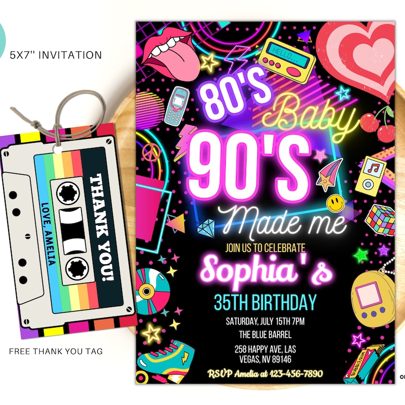 80s Birthday 90s Made Me - Etsy
