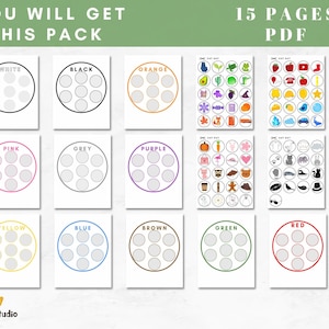 Printable Color Sorting Activity for Toddlers, DIY Crafts for Kids ...