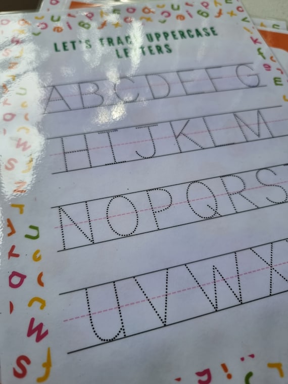 Hojas De Trabajo Para Escribir El Alfabeto En El Jardín De Infantes