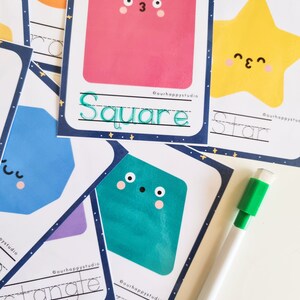 Digital Shapes Busy Bundles, Toddler Activity Visual Card, Educational ...