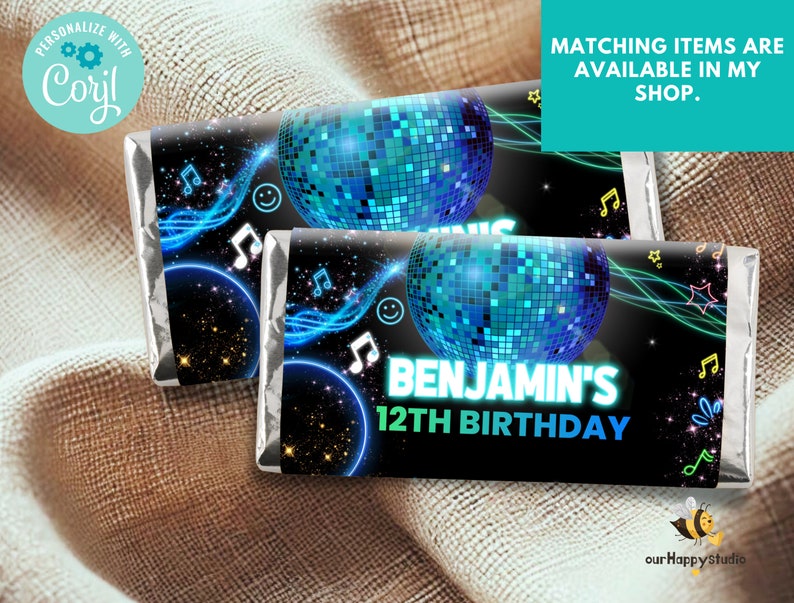 Editable Disco Party VIP Backstage Pass Template, Birthday Access Card ...