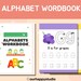 Printable Alphabet Tracing Printable Handwriting Worksheet. DIGITAL ABC ...