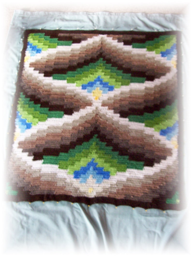 Crochet Bargello Blanket Chart #1 PDF Pattern Only - Etsy