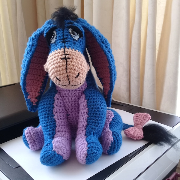 Crochet Eeyore Pattern - Etsy