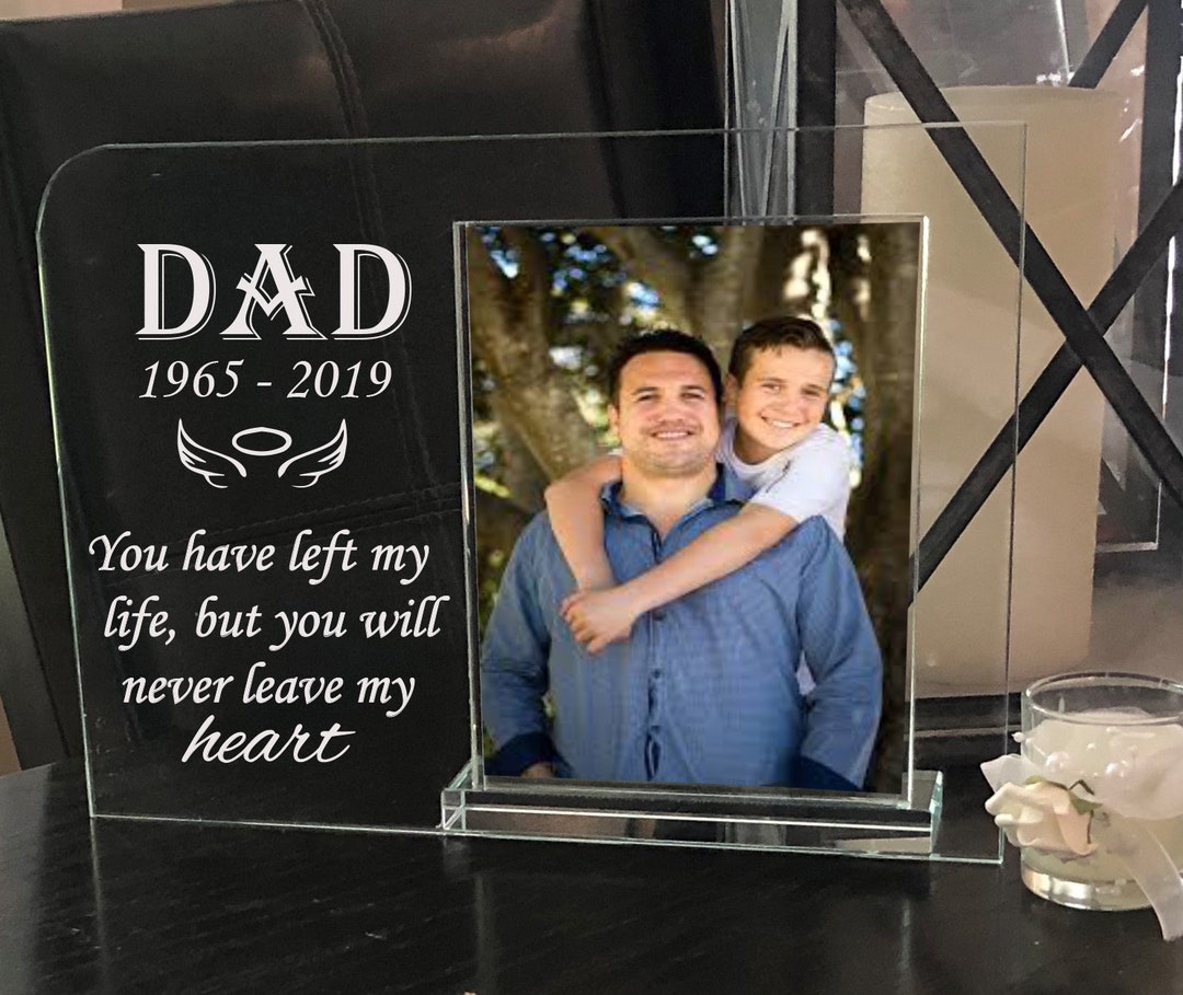 Personalized Memorial Picture Frame - Sympathy Gift - Engraved Picture ...