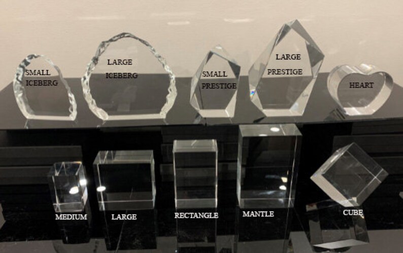 Personalized Family Photo Gifts 3D Photo Engraved Crystal - Etsy