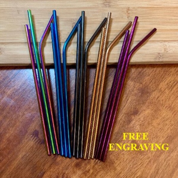 Personalized Straw - Etsy