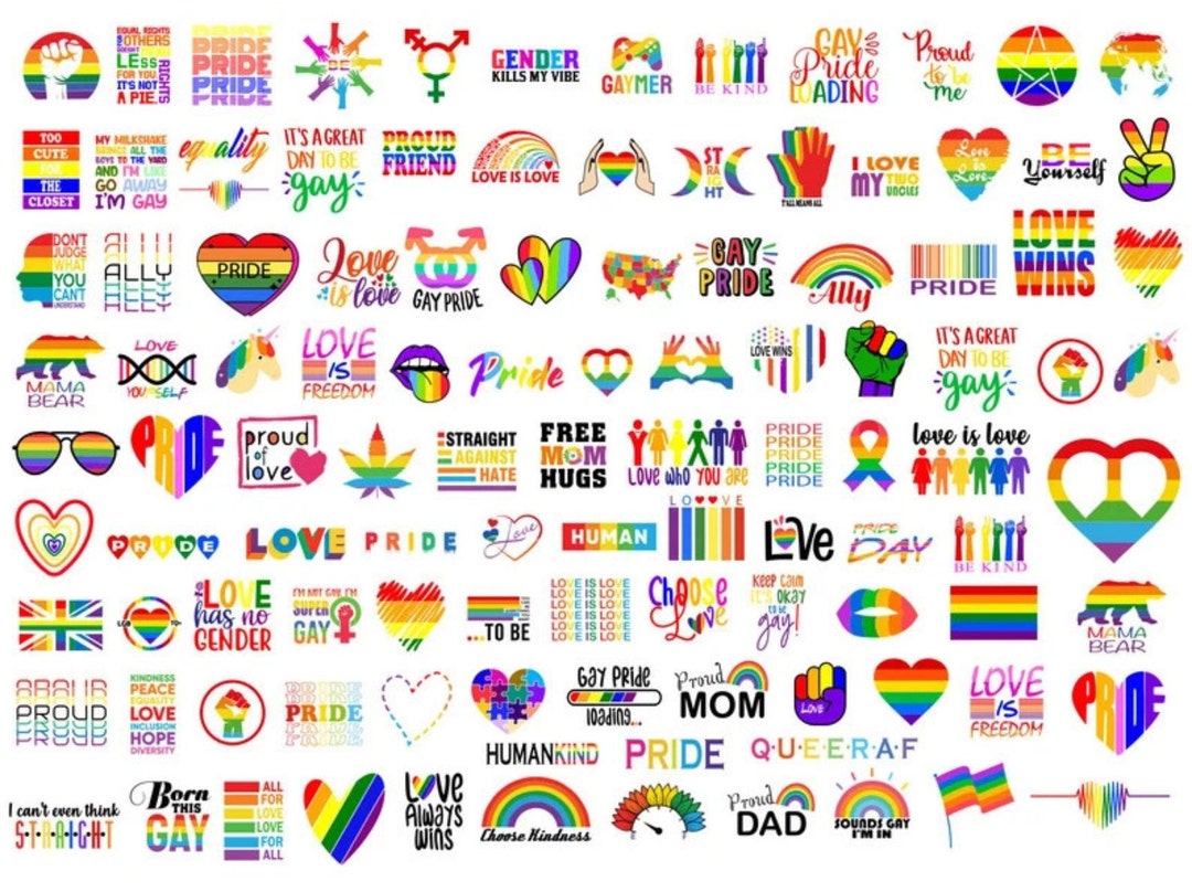 LGBTQ Bundle, Gay Pride Png Files Lesbian Pride Day Queer Mama Bear - Etsy