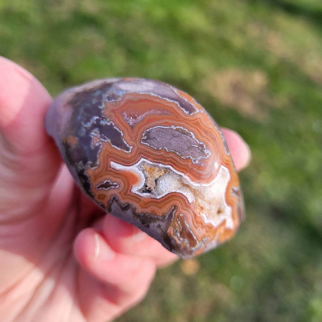 Dryhead Agate Nodule- Face Polished and Display Piece - Montana ...