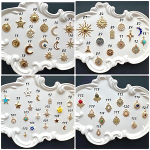 Build Your Own Custom Charm Necklace • Gold Multi Charm Necklace ...