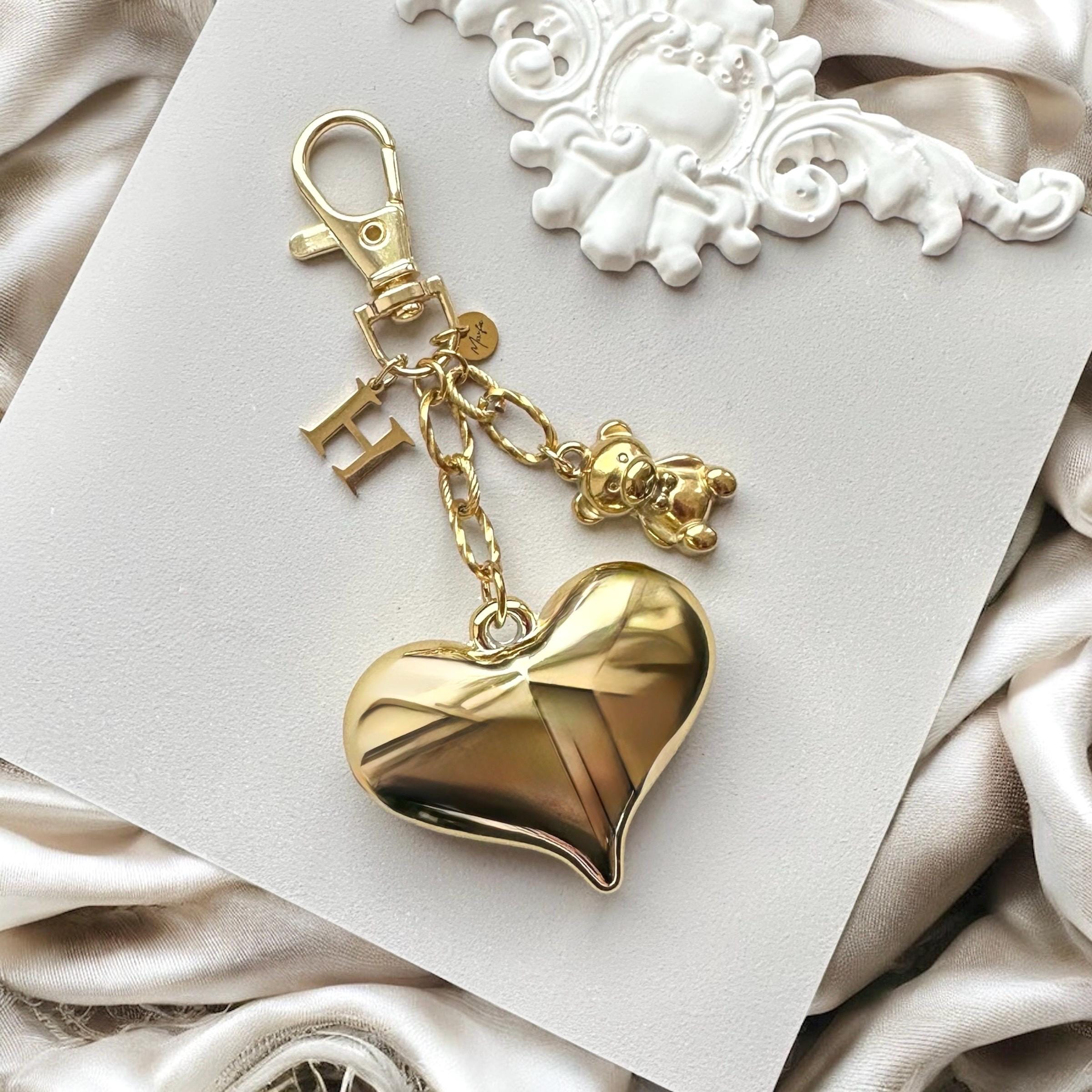 Heart Keychain • Personalised Bag Charm • Phone Charm • Handbag ...
