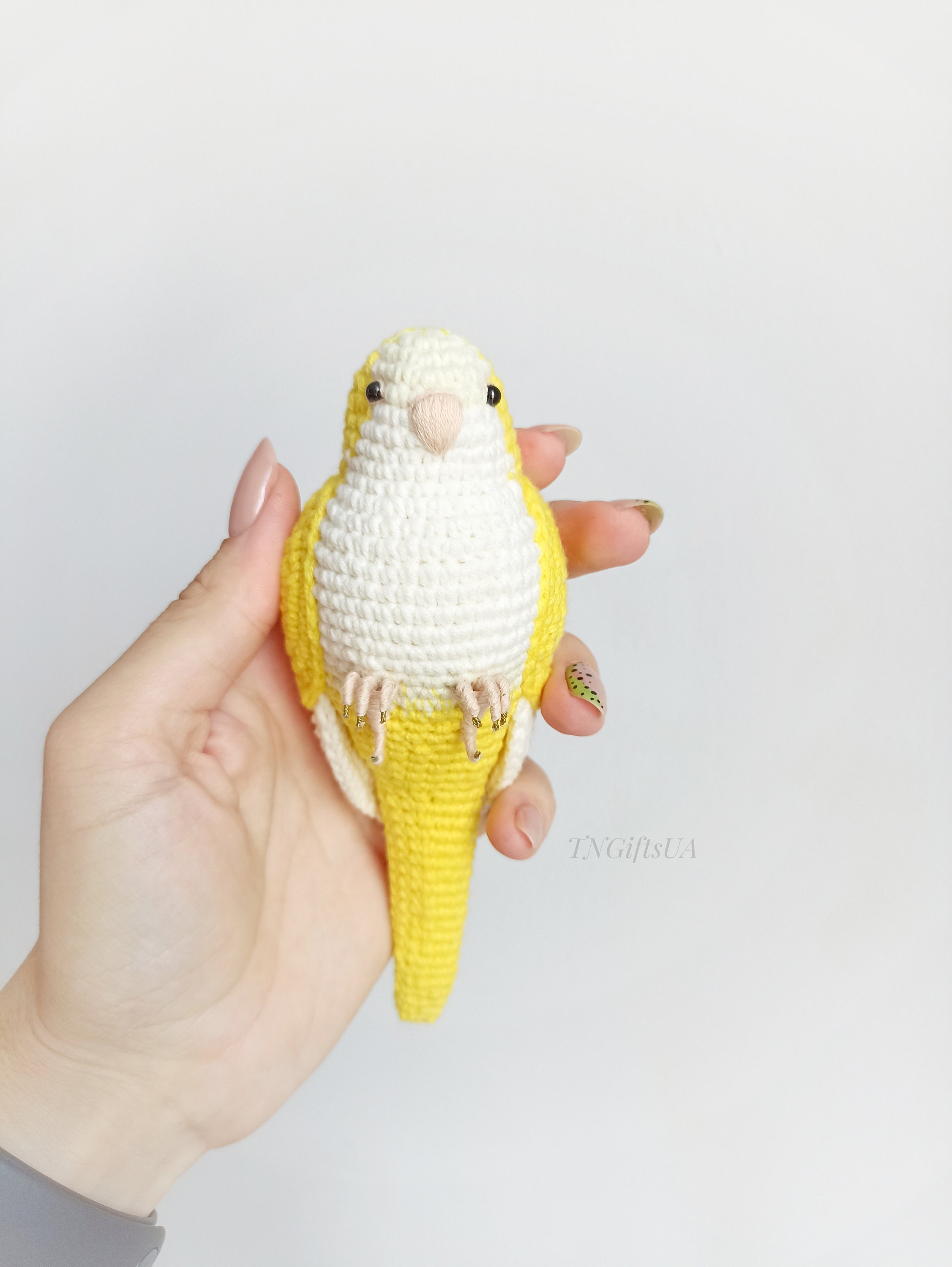 Crochet Yellow Quaker Parrot Amigurumi – Handmade Miniature Plush - Etsy