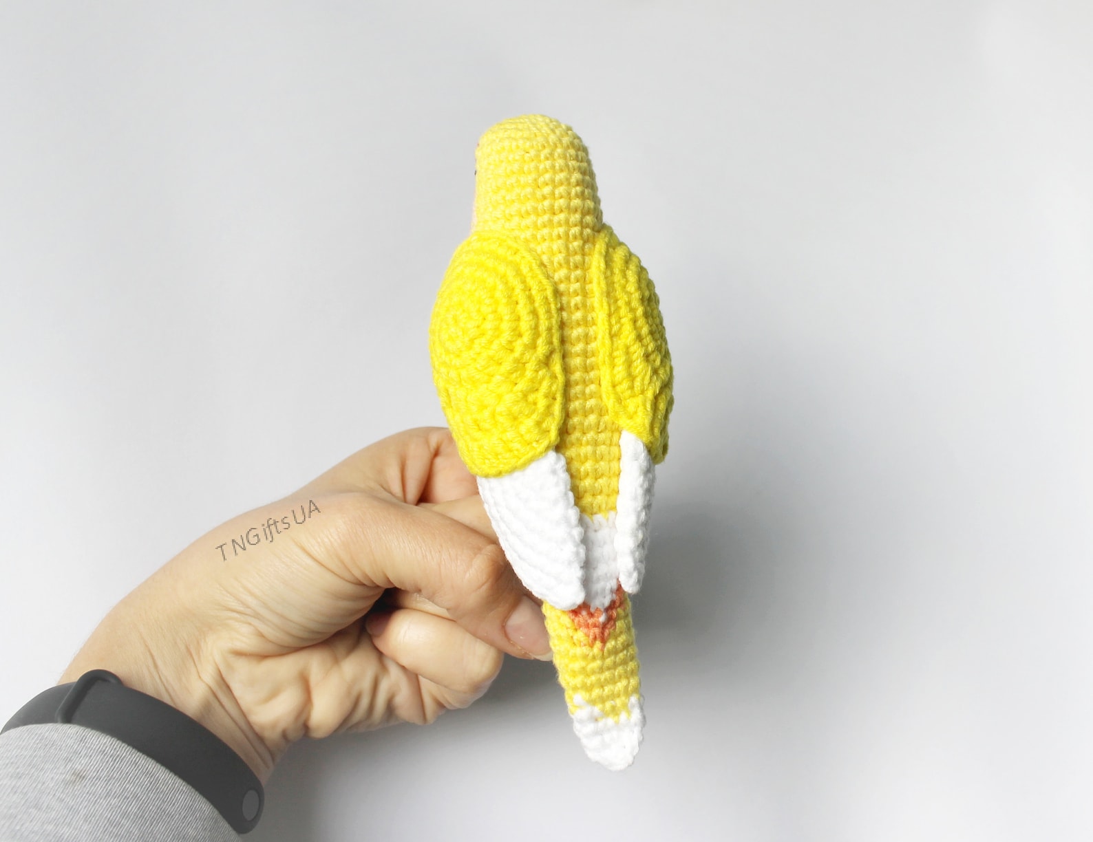 Crochet Yellow Parrot Lutino Lovebird Plush Toy Realistic Bird | Etsy