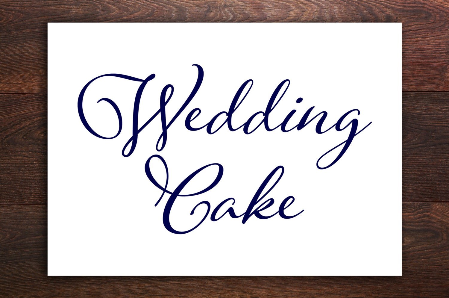 Wedding Cake Wedding Cake Wedding Sign Cake Table Sign | Etsy