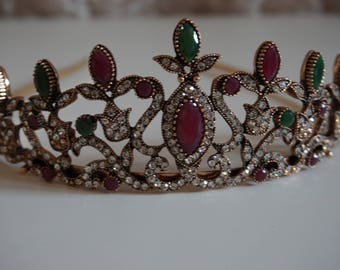 Red tiara | Etsy